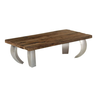 vidaXL Opium Coffee Table Reclaimed Wood/Steel 43.3"x23.6"x13.8 ...
