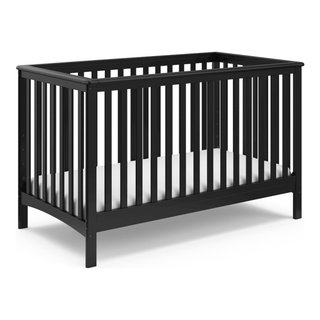 Storkcraft Hillcrest 4-in-1 Convertible Crib - Black - Contemporary ...