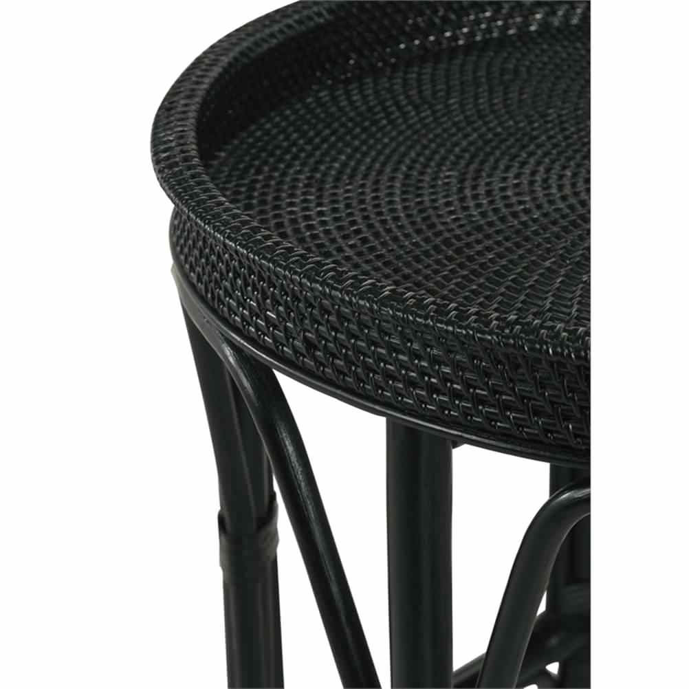 Coaster Antonio Coastal Round Rattan Accent Table with Tray Top in ...