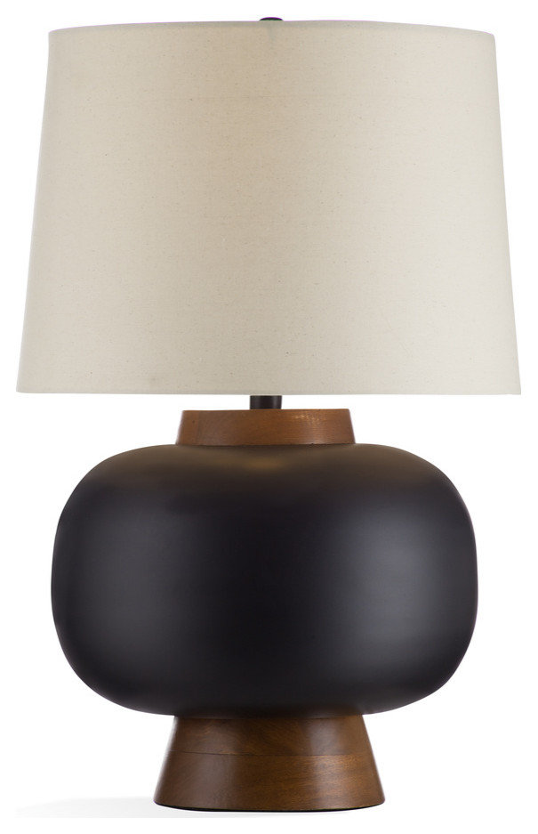 Ping Table Lamp - Black/Brown - Transitional - Table Lamps - by Bassett ...