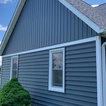 Alside Prodigy Insulated Lap and Board & Batten siding in Ageless Slate ...