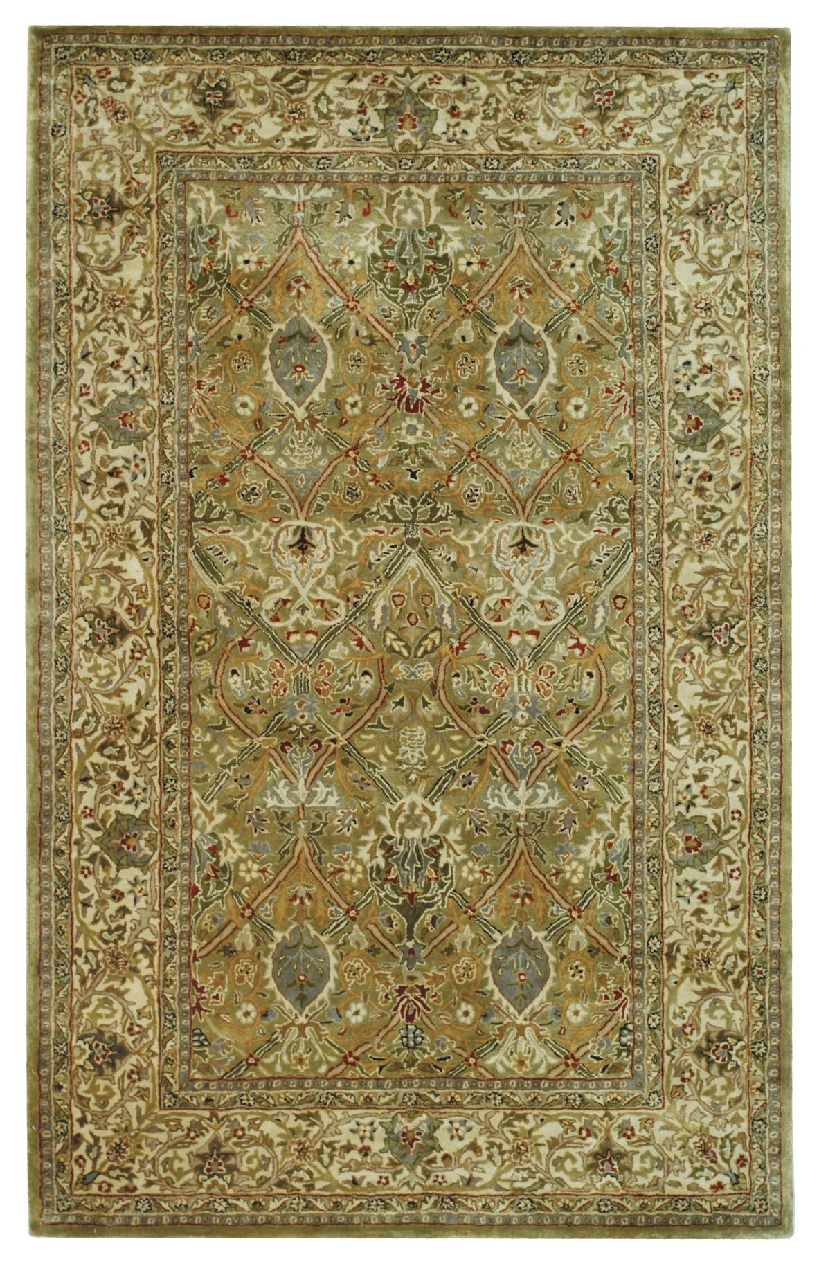 Safavieh Persian Legend pl519a Rug, Light Green/Beige, 6'0" x 6'0 ...