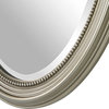 31" Farmhouse Gray Oval Mirror - Traditional - Wall Mirrors - by ...