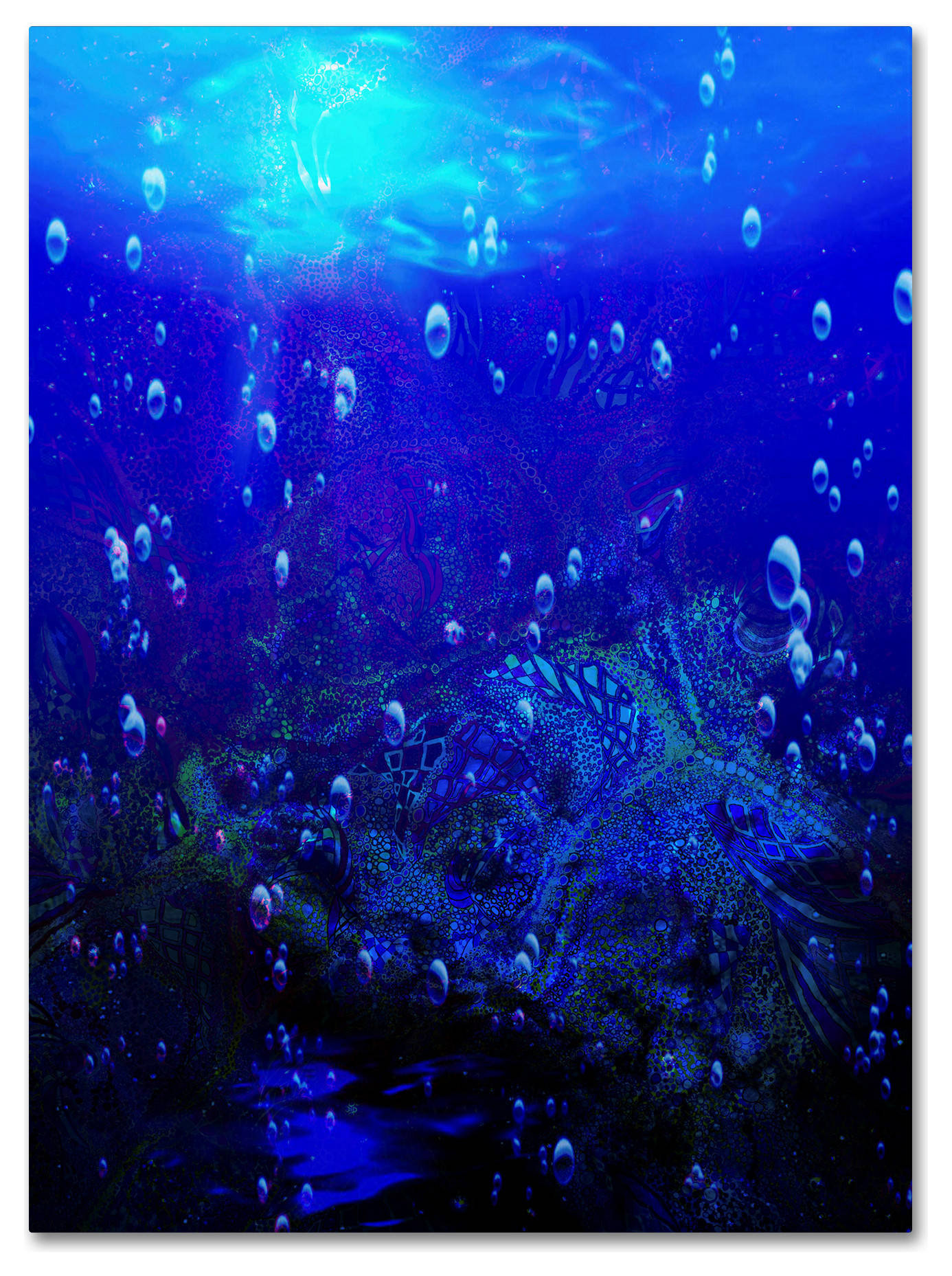 MusicDreamerArt 'Underwater' Canvas Art, 14"x 19" - Contemporary ...
