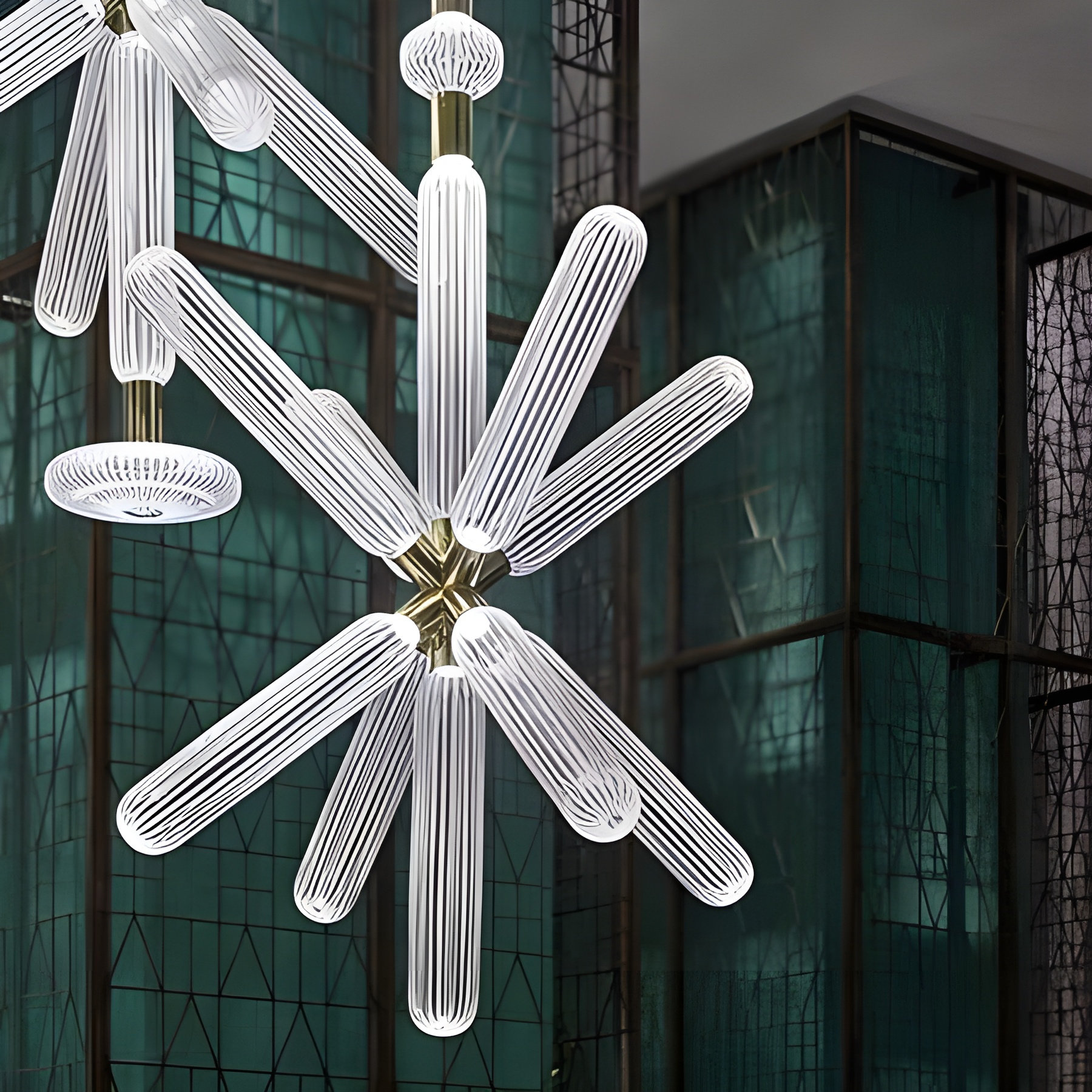 Plascassier | Creative Glass Chandelier For Staircase, F 4.7x17.7 ...