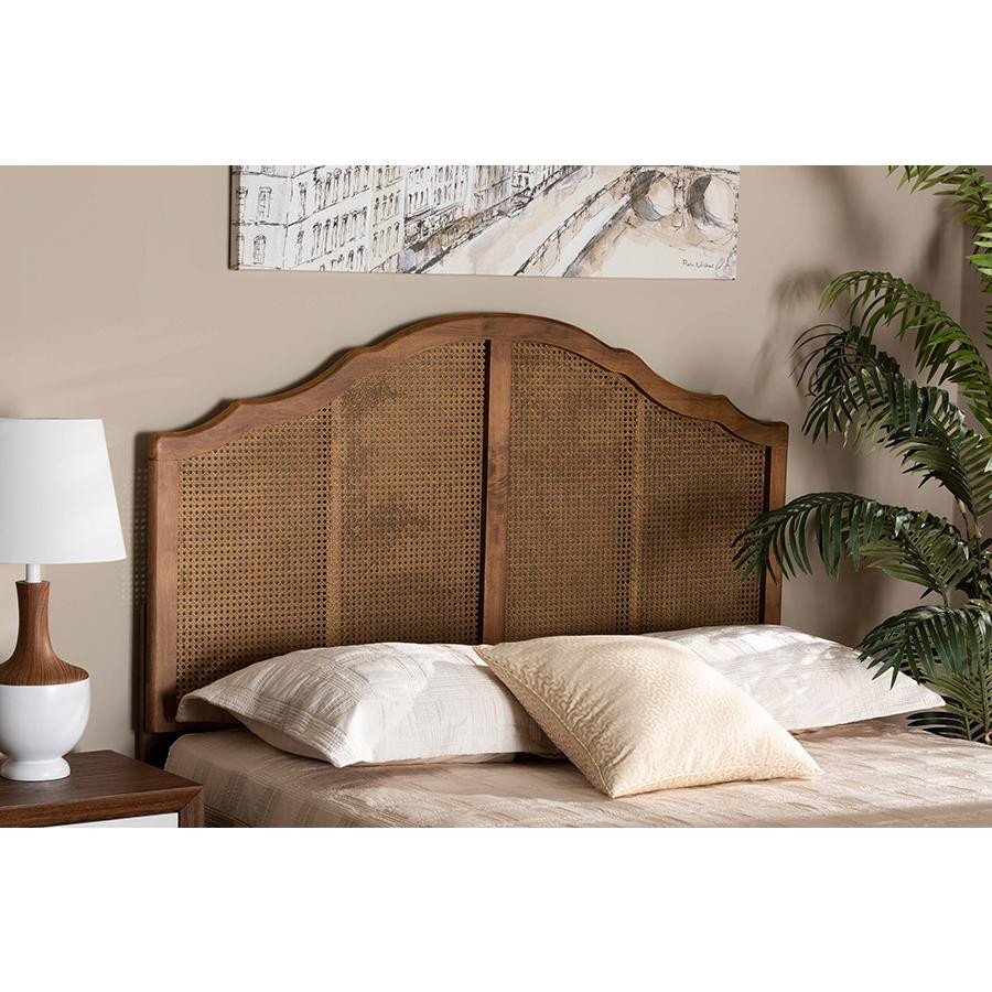 Iris Vintage Classic and Traditional Ash Walnut Finished Wood and ...