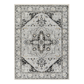 Surya San Francisco SFO-2325 Machine Woven Area Rug, 6'7" x 9 ...