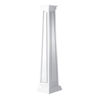 Endura-Craft Craftsman Classic, Square Tapered, Raised Panel Column, 16 ...