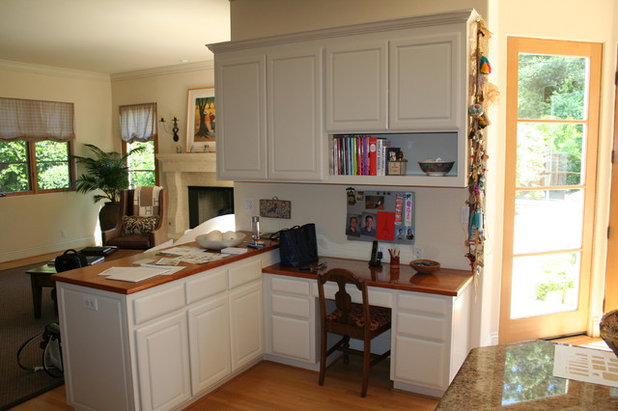 Kitchen of the Week: Latte-Colored Cabinets Perk Up an L-Shape