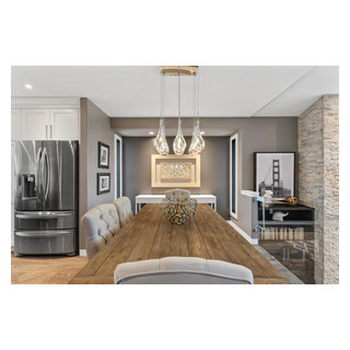 Sierra Place Residence - Contemporary - Dining Room - Calgary - by Lara ...