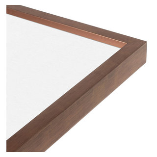 Powder Rose 3/4" La Galleria Picture/Gallery Frame with Bright White ...