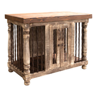 Canine Camp Kennel - Rustic - Dog Kennels And Crates - by FoxDen Decor ...