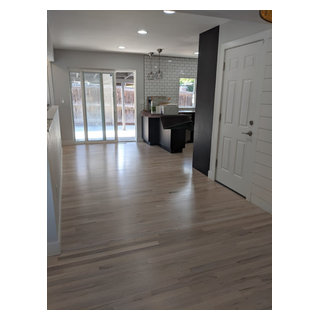 Whitewashed Red Oak Flooring - Contemporary - Milwaukee - by Heartwood ...