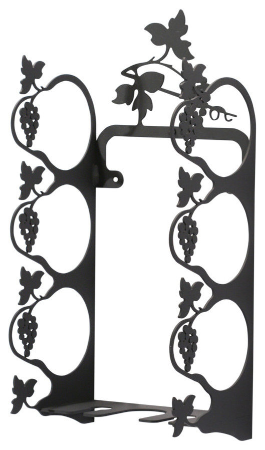 Grapevine Wine Rack Wall Mount, Small - Farmhouse - Wine Racks - by ...