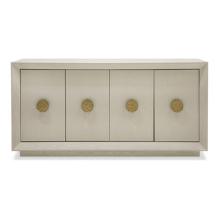 Marjorie Modern Cream and Brushed Gold Buffet - Transitional - Buffets ...