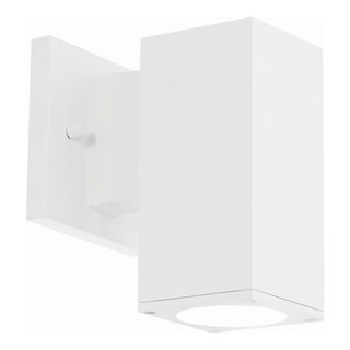 Cubix LED Wall Sconce, White - Modern - Outdoor Wall Lights And Sconces ...