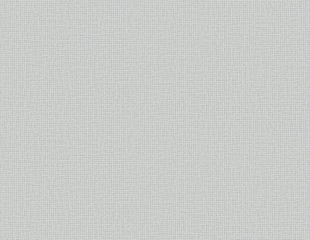Marblehead Grey Basket Weave Wallpaper, Swatch - Transitional ...