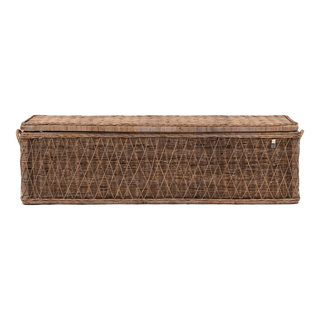 Hand-Braided Rattan Trunk | Rivièra Maison Nusa Dua, Large - Tropical ...