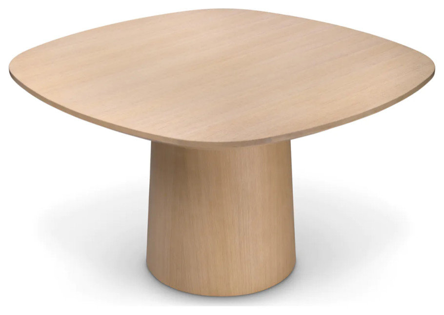 Wooden Pedestal Dining Table, Eichholtz Motto - Transitional - Dining Tables - by OROA ...