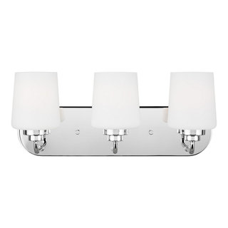 Windom 3-Light Wall / Bath, Chrome - Transitional - Bathroom Vanity ...
