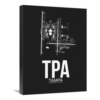 "TPA Tampa Airport Black" Fine Art Print, 18" x 24" - Modern - Prints ...