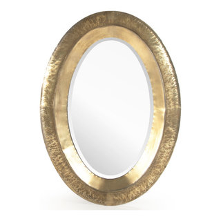 Jenna Mirror - Contemporary - Wall Mirrors - by Hudson Home Decor | Houzz