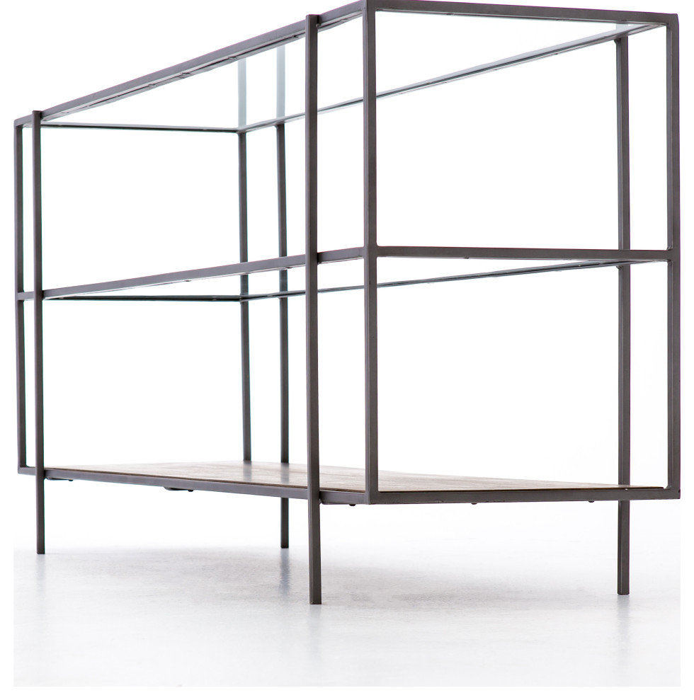 Byron Media Console - Industrial - Entertainment Centers And Tv Stands ...