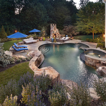 Ocean Blue Pebble Sheen - Photos & Ideas | Houzz