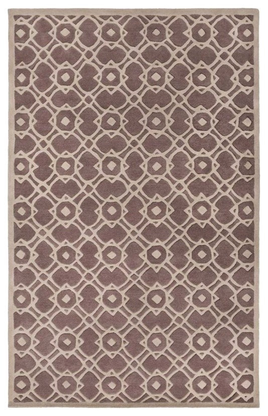 Hand Tufted Goa Wool Rug G-5101, 3'3" x 5'3" - Contemporary - Area Rugs ...