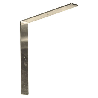 2"x20"x20" Hamilton Steel Bracket, Hammered Black, 2Wx16"Dx16"H ...