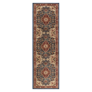 Kirsten Transitional Border Area Rug, 2'3'' X 7'3'' - Traditional ...