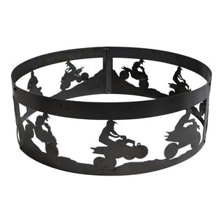 ATV Fire Ring, 30", 30 - Contemporary - Fire Pits - by P&D Metal Works ...