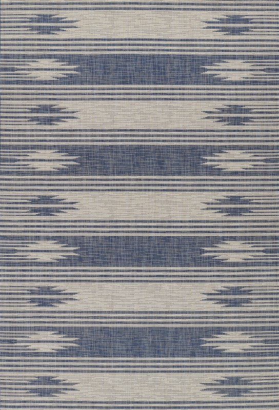 Momeni Riviera RV-07 Transitional Blue Area Rug, 4'1"x6' - Southwestern ...
