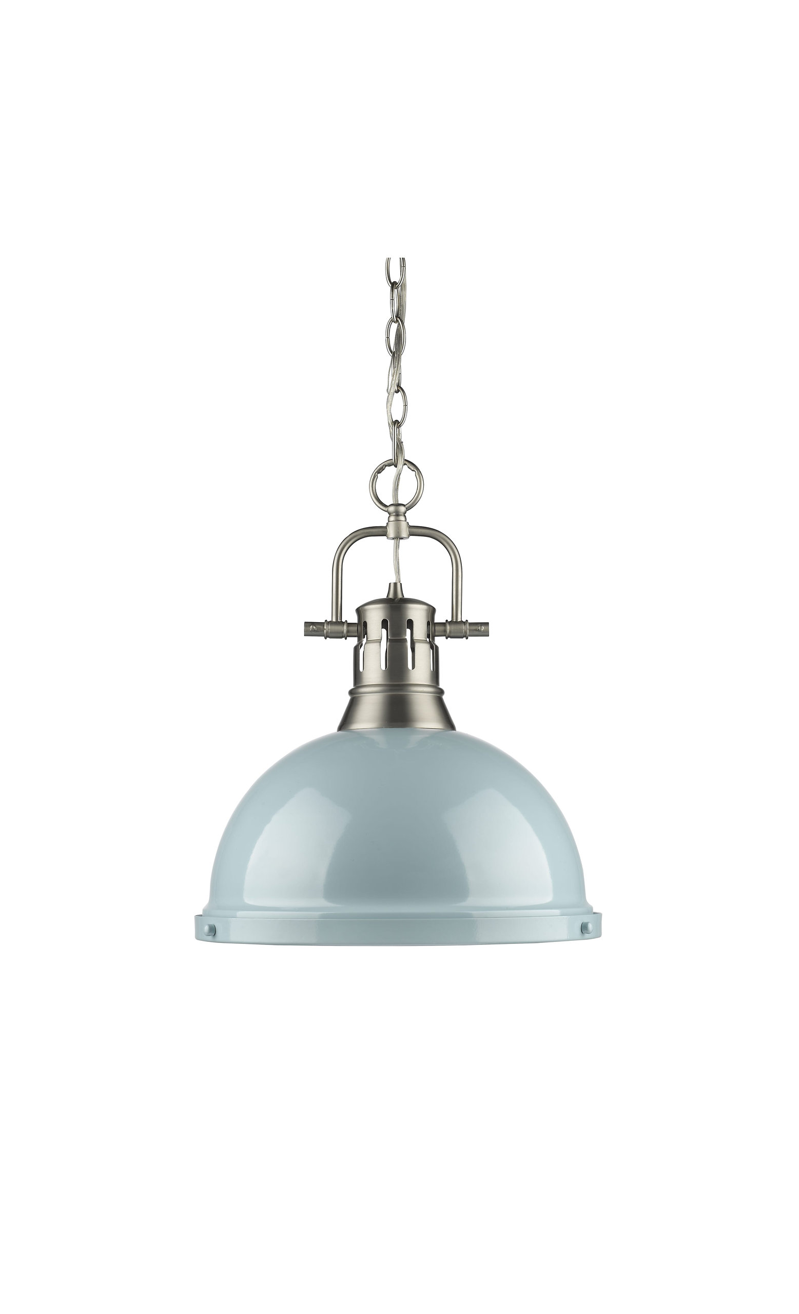 Golden Duncan 17" Pendant Light in Pewter, 14.000 - Contemporary ...