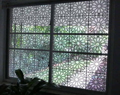 Filigree wood screens