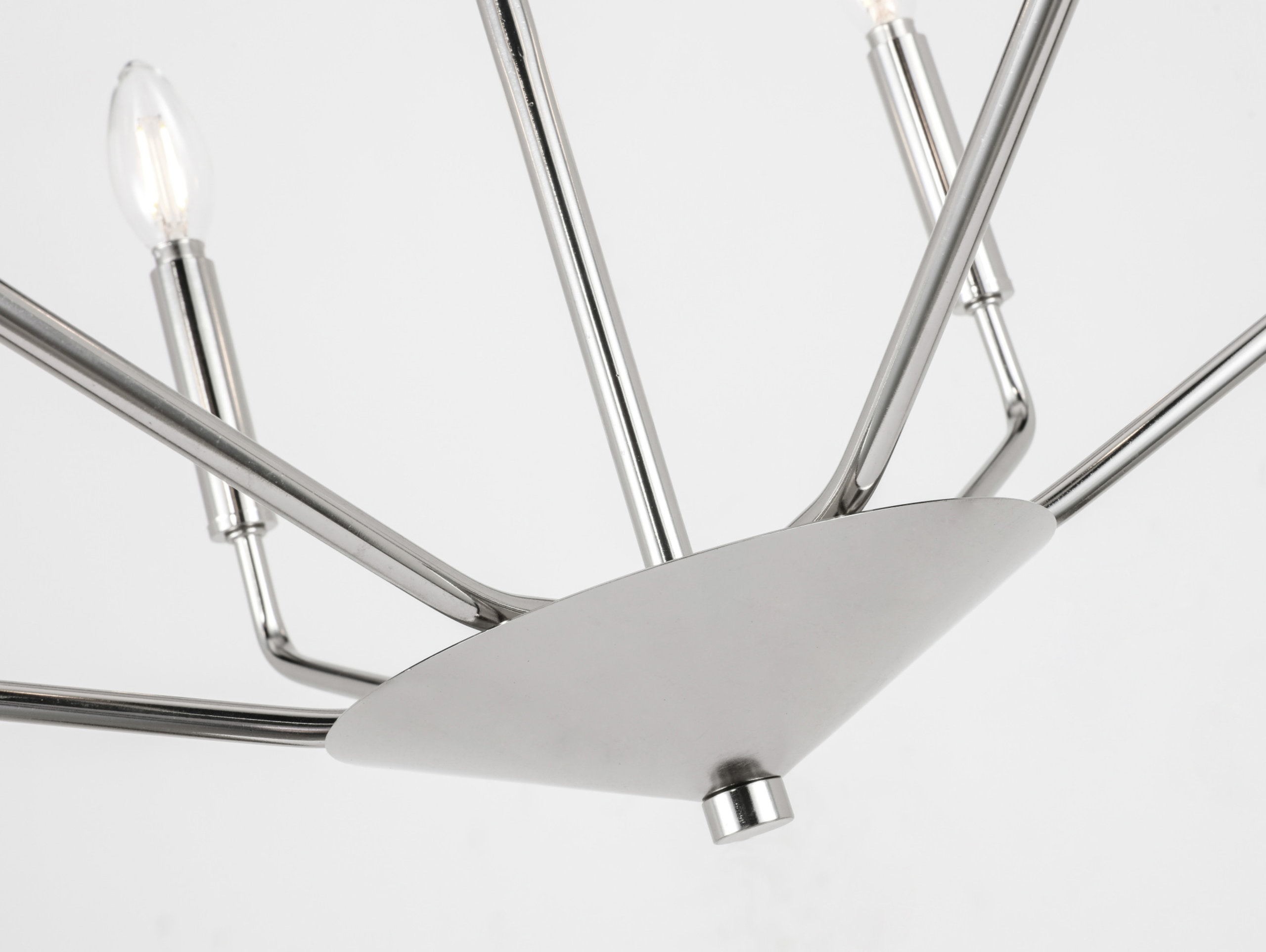 Elegant Lighting LD8027D22 Enzo 6 Light 22"W Taper Candle ...