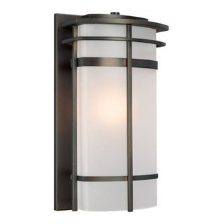 Lakeshore 3-Light Outdoor Wall Lantern, Old Bronze - Transitional ...