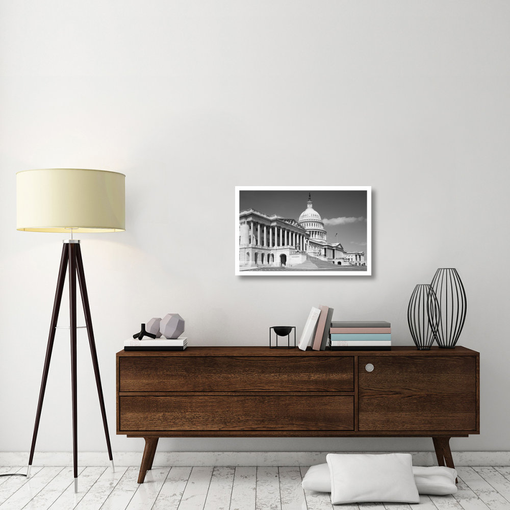 "U.S. Capitol, Washington, D.C. - Black and White Variant" Paper Art ...