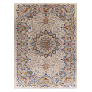 Consigned, Large Vintage Kashan Area Rug Handmade Oriental Carpet ...