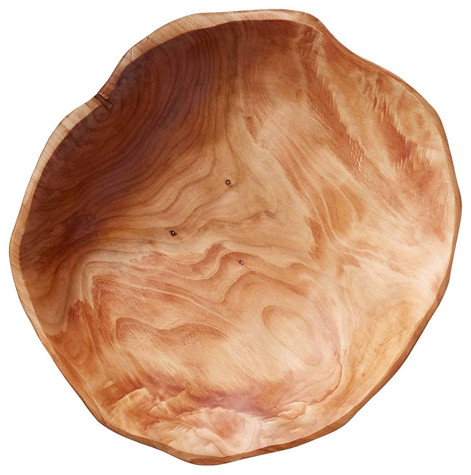 Root Wood Extra Large Bowl - Rustic - Serving And Salad Bowls - by ...