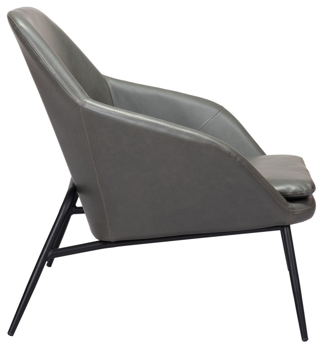 Manuel Accent Chair Gray - Midcentury - Armchairs And Accent Chairs ...
