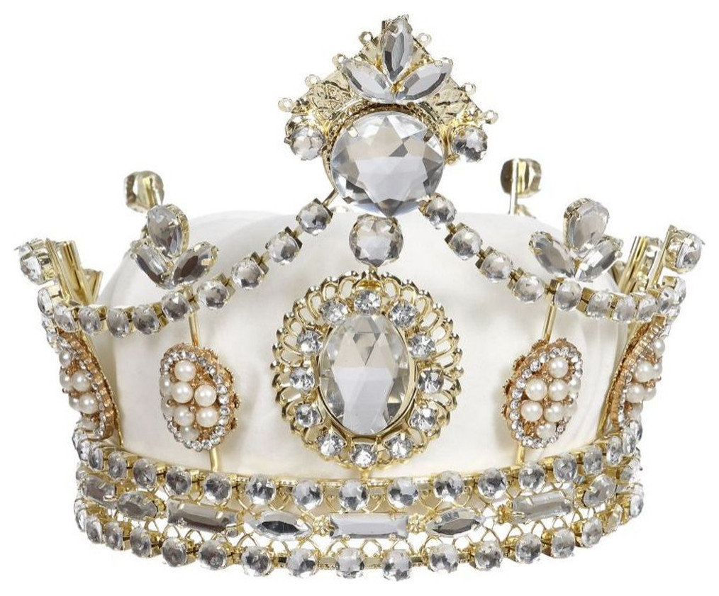 Mark Roberts Tiara Crown Ivory - 6 x 5" - Contemporary - Holiday ...