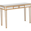 Antiqued Gold Finish Console Table - Contemporary - Console Tables - by ...