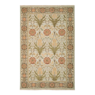 Nourison Nourmak Light Green Area Rug, 3'10"x5'10" - Craftsman - Area ...