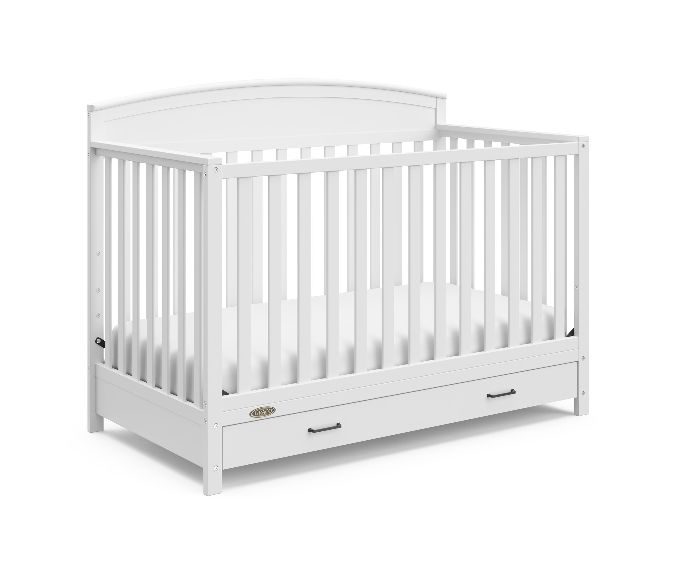 Graco Benton 5-in-1 Convertible Crib With Drawer, Converts to Toddler ...