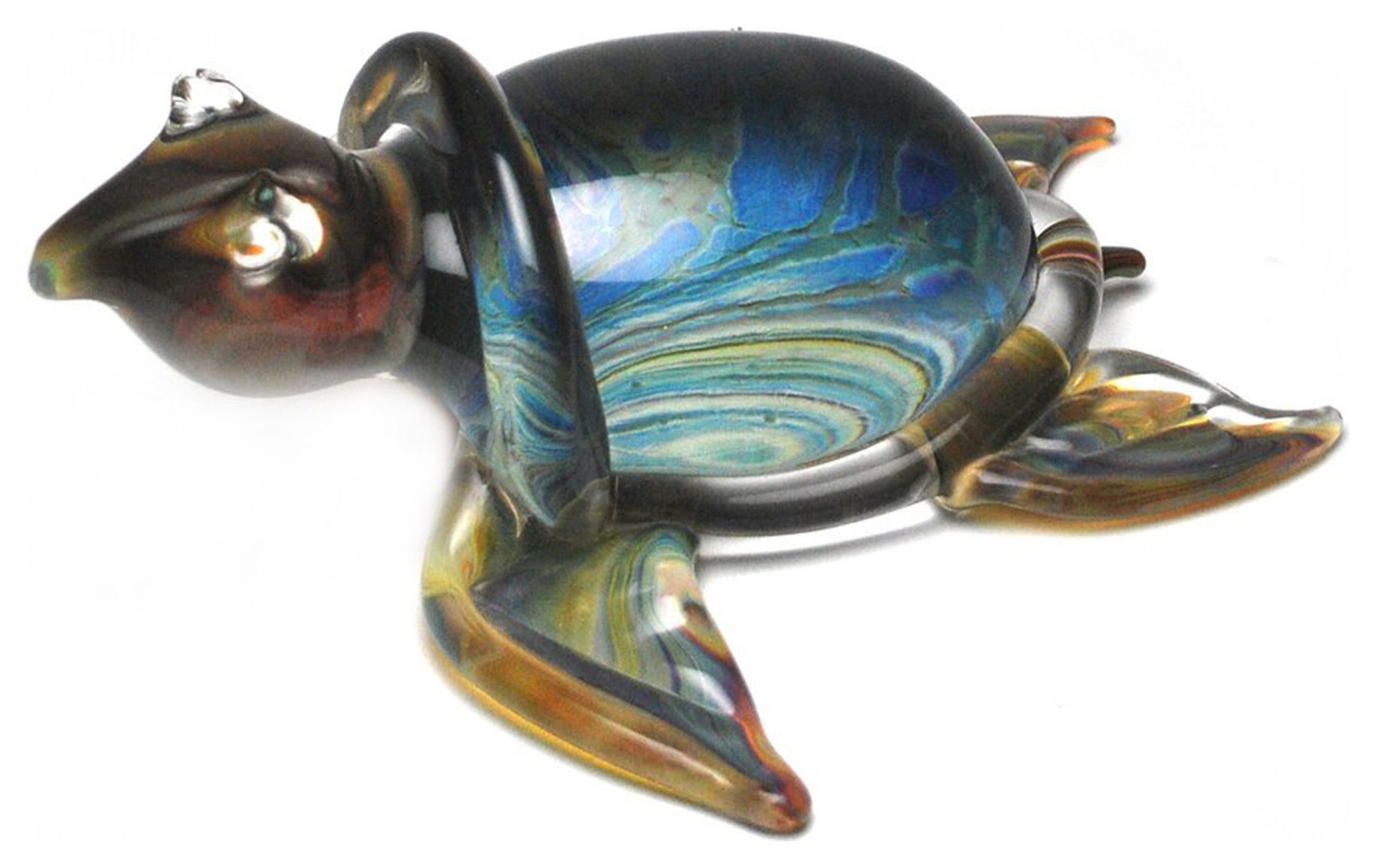 Murano Glass Turtle Calcedonia - Beach Style - Decorative Objects And ...