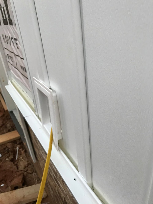Outside outlet box trim looks wonky - ideas needed to improve