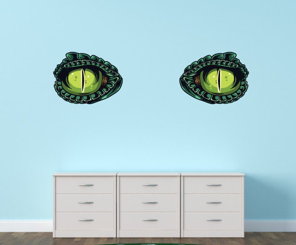 Predator Eyes Vinyl Wall Decal PredatorEyesUScolor001, 18 in ...