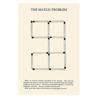 The Match Problem, 20" x 30" - Traditional - Prints And Posters - by ...