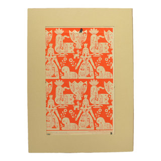 Consigned, Werkstatte Secessionist Block Print - Traditional - Prints ...